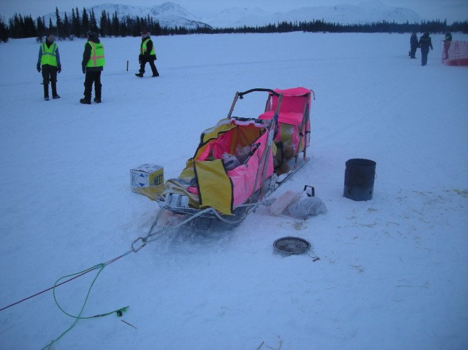 The easily identified sled of wade mars – Iditarod