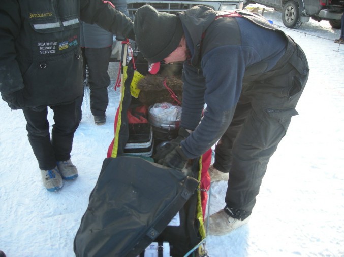 The Real Start—Sunday Morning—Willow by Joe Runyan – Iditarod