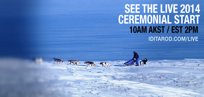 Watch the 2014 Ceremonial Start – Iditarod