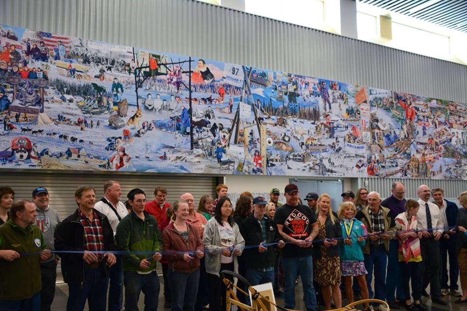Redington Mural Dedicated at Joe Redington Sr. High School – Iditarod