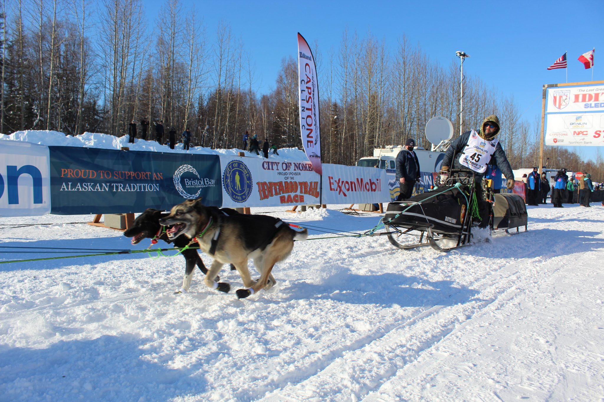 Veteran Iditarod musher Rick Casillo scratches at Iditarod checkpoint ...