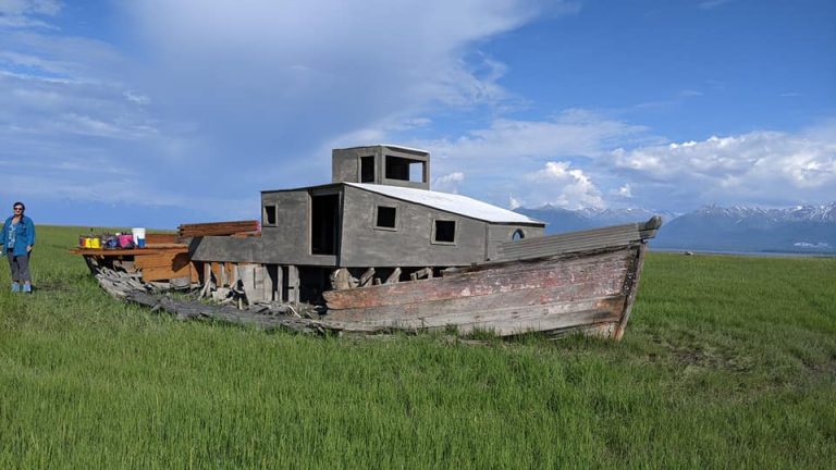 The Nomad Restoration: historic Joe Redington Sr. boat standing the ...