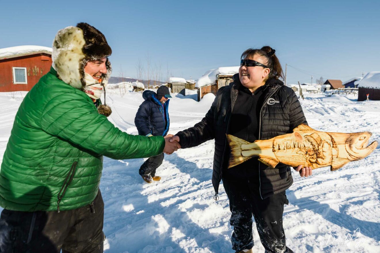 Ryan Redington receives the Bristol Bay Native Corporation Fish First ...