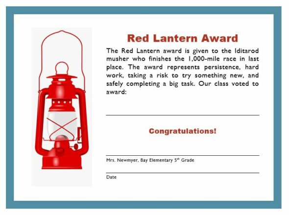 Red Lantern: Committed Through The Last Mile – Iditarod