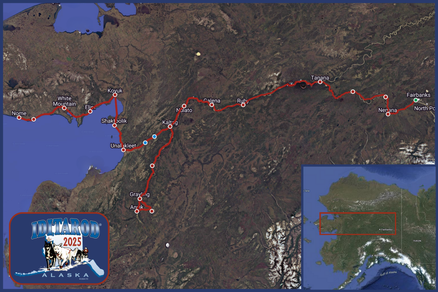 Race Map – Iditarod