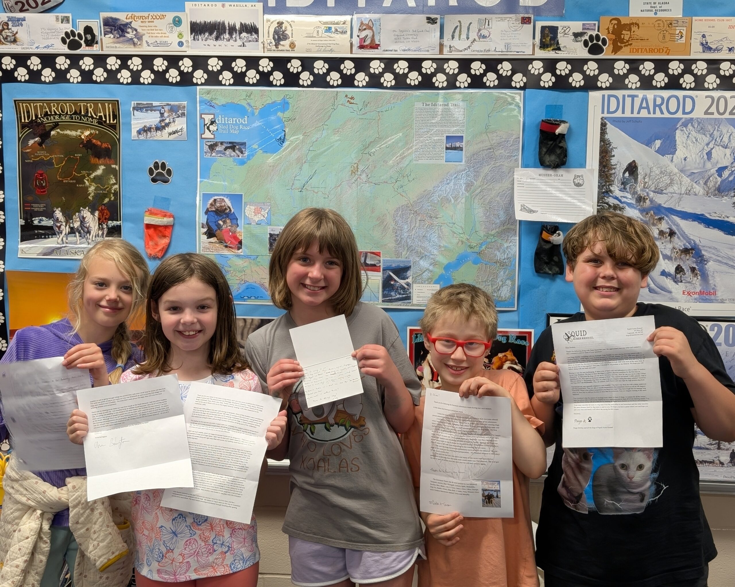 2026 Musher Letter Writing Program – Iditarod