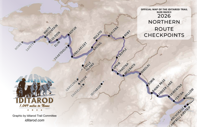 Race Map – Iditarod